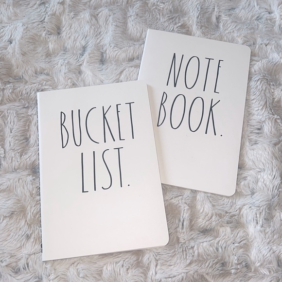 Rae Dunn | Office | Rae Dunn Note Book Bucket List Lined Notebook ...